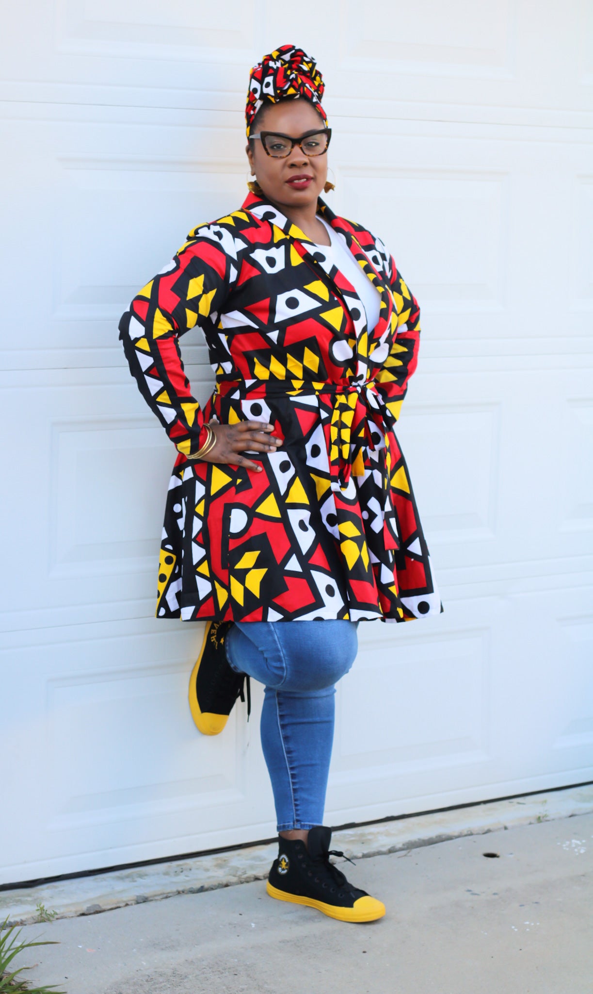 Banni Ankara Wrap Jacket – Zuriel Kingdom Collections Boutique