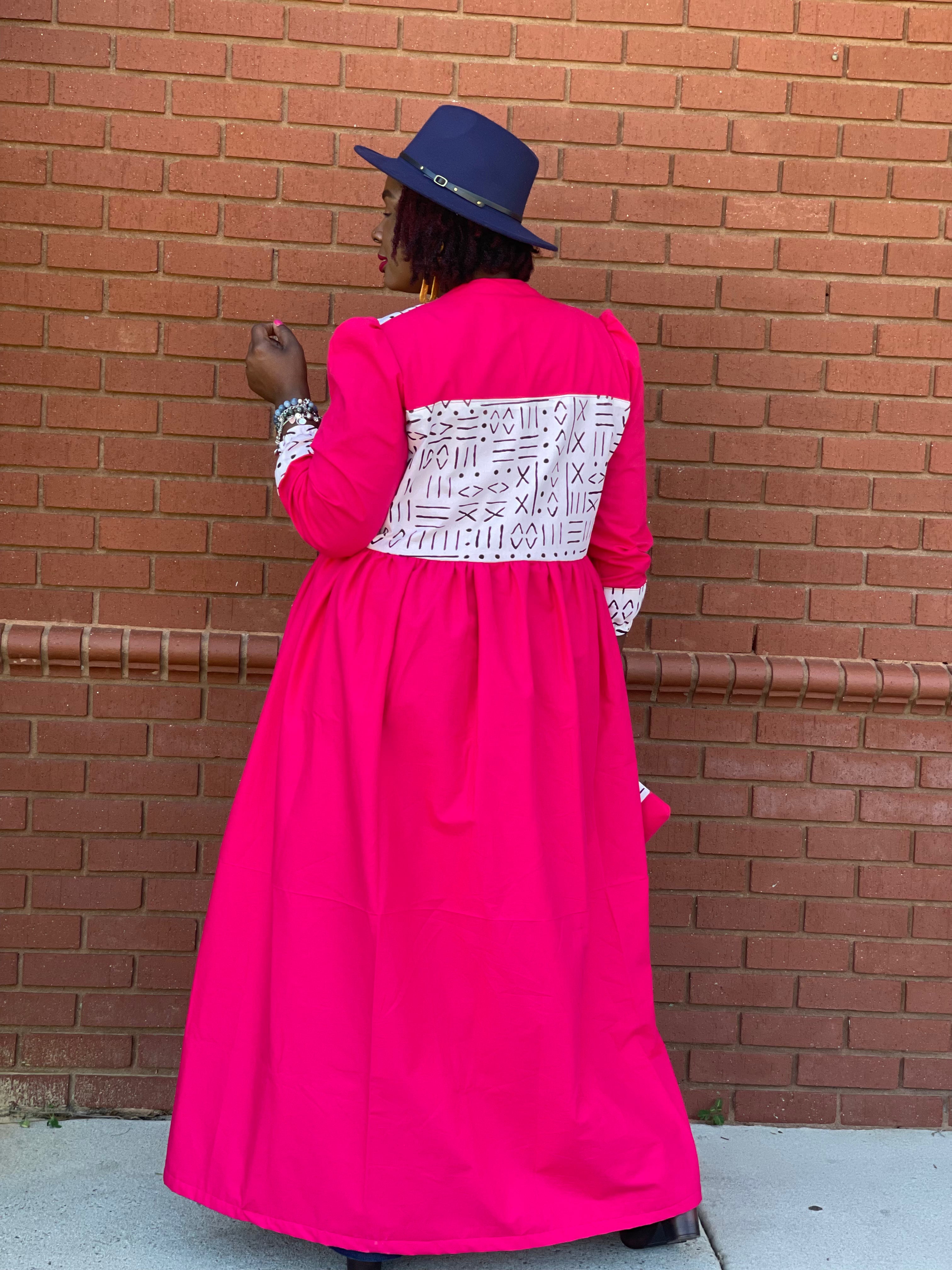 Charaya Full Length Duster – Zuriel Kingdom Collections Boutique